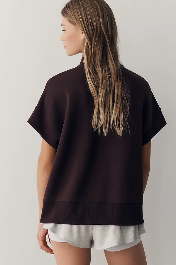 Varley Short-sleeve Ritche Sweatshirt - Brown