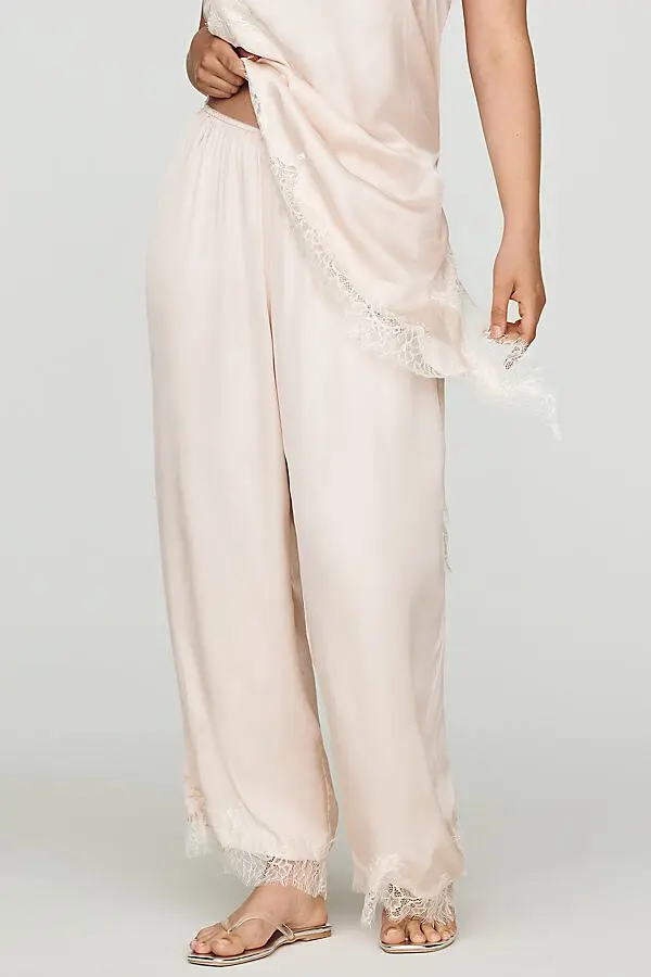 LYREBIRD Heirloom Lace Asymmetrical Camisole - Chai