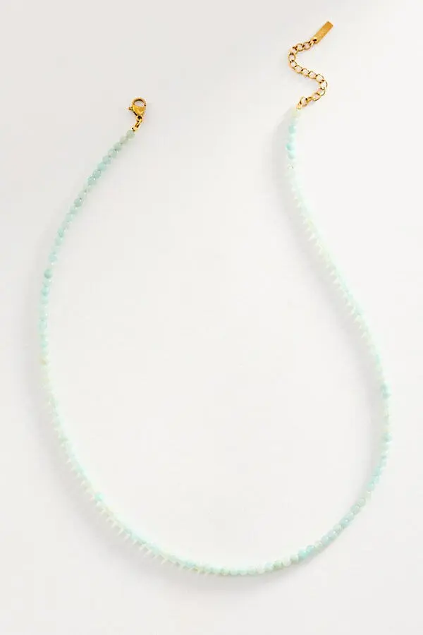 CASA CLARA Faye Stone Necklace - Sky Shimmer