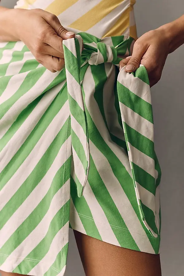 Daily Practice Wrap Mini Dress