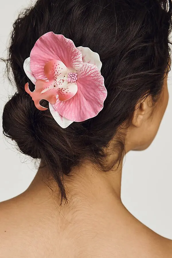 Anthropologie Orchid Hair Pin