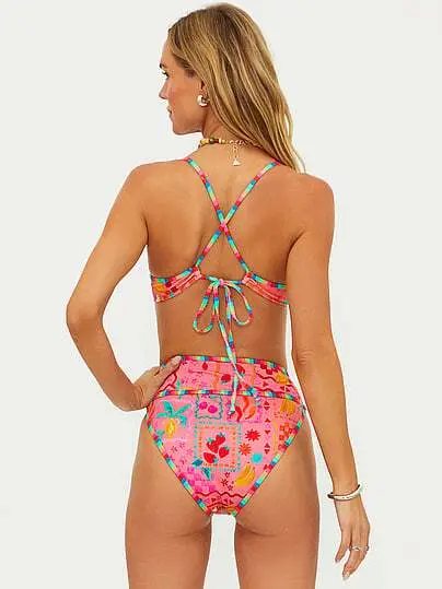 Victoria's Secret Beach Riot Carlotta Bikini Bottom - Pink