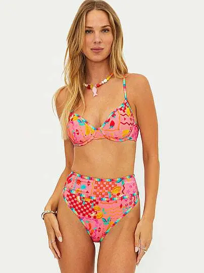 Victoria's Secret Beach Riot Kori Bikini Top - Pink
