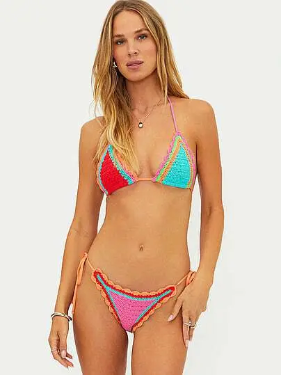 Victoria's Secret Beach Riot Winona Bikini Top - Pink