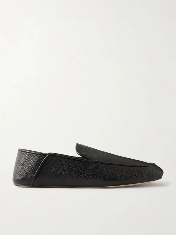 George Cleverley Mayfair Collapsible-heel Full-grain Leather Loafers