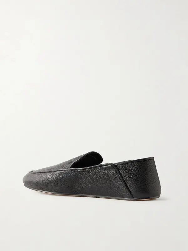George Cleverley Mayfair Collapsible-heel Full-grain Leather Loafers