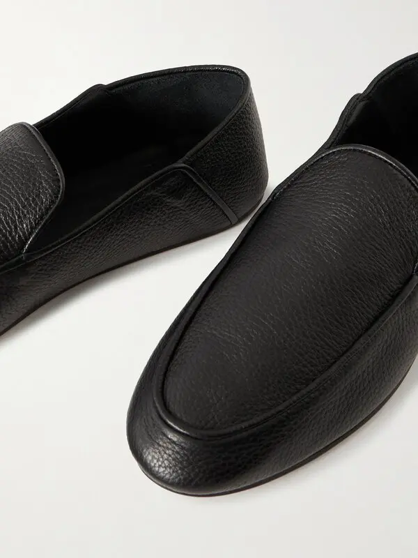 George Cleverley Mayfair Collapsible-heel Full-grain Leather Loafers