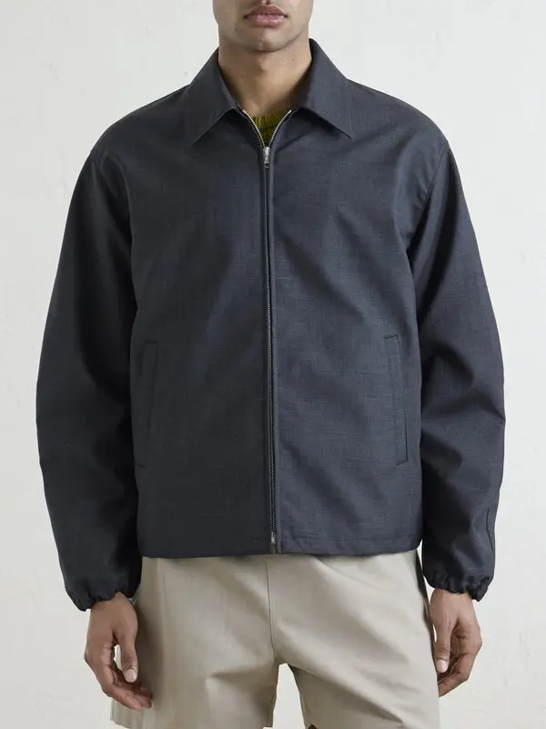 Auralee Wool Blouson Jacket - Gray