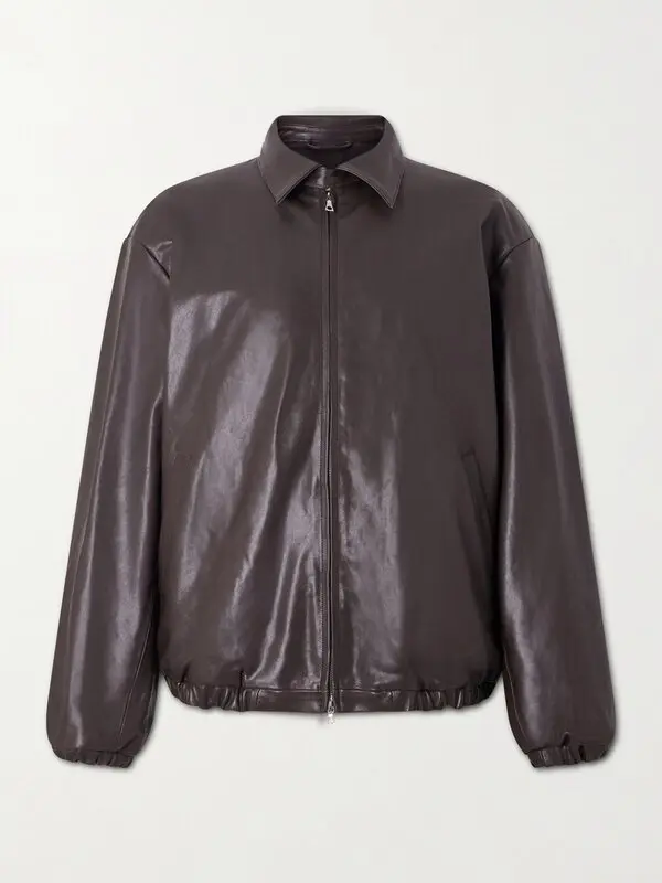 SSSTEIN Leather Jacket - Brown