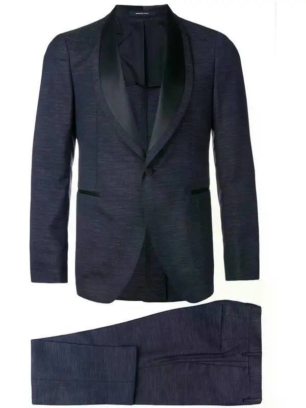 Tagliatore Three-piece Tuxedo - Blue