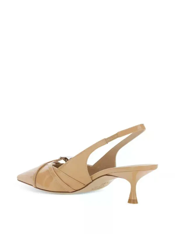STUART WEITZMAN Georgie Buckle Strap Pumps - Neutrals