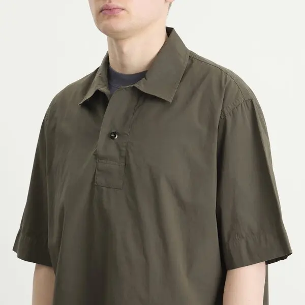 MARGARET HOWELL Offset Placket Polo