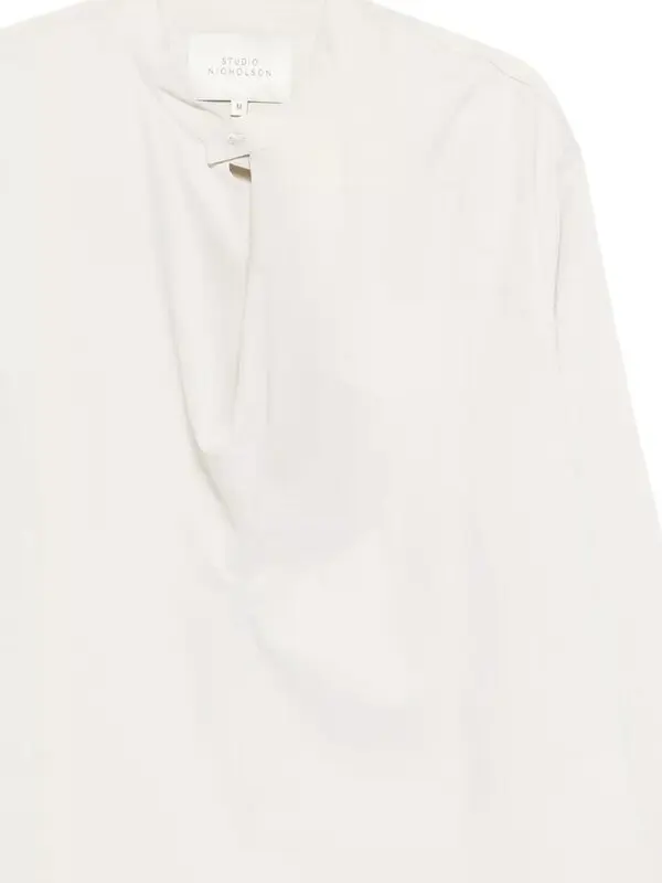 Studio Nicholson Long Sleeve Button-fastening Top