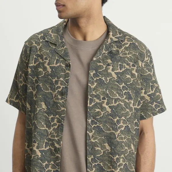 KESTIN Landscape Print Crammond Shirt