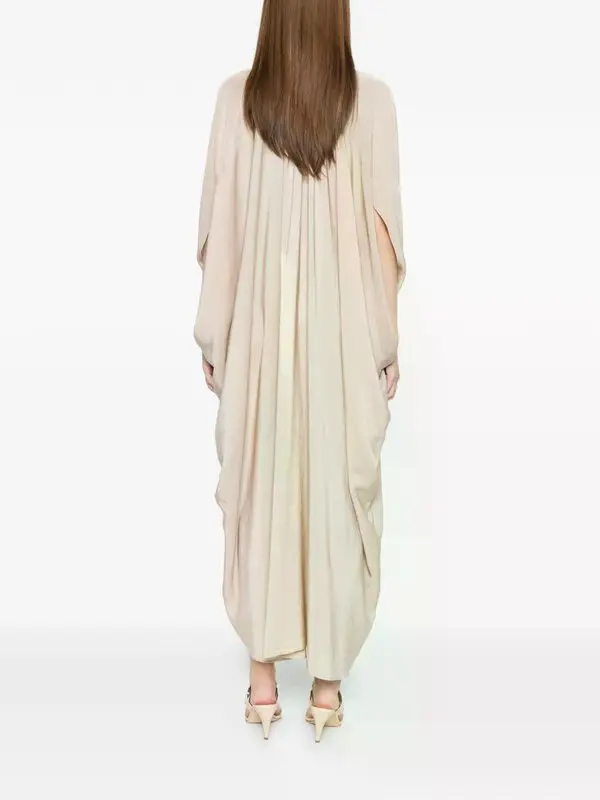 ELEH Button V-neck Dress
