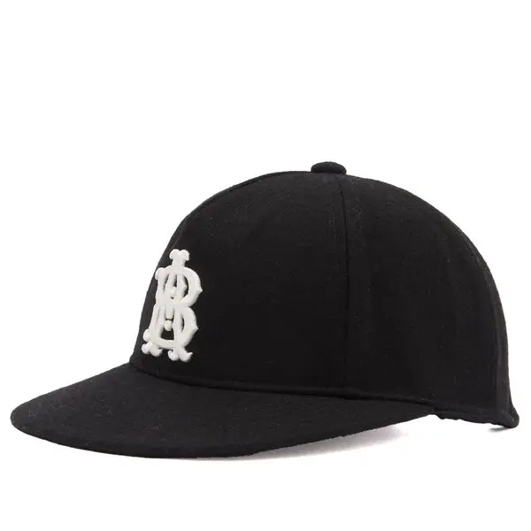 ABOUT:BLANK Monogram Cap - Black/ecru