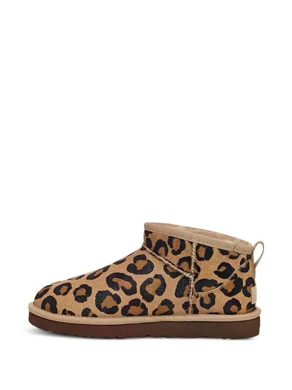 UGG Leopard Print Ankle Boots - Neutrals