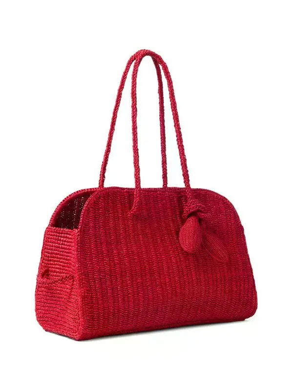 Jacquemus Raffia Top Handle Bag