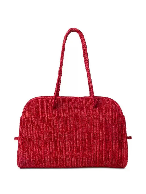 Jacquemus Raffia Top Handle Bag