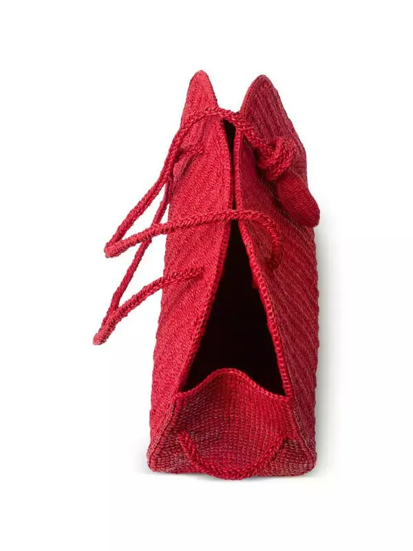 Jacquemus Raffia Top Handle Bag