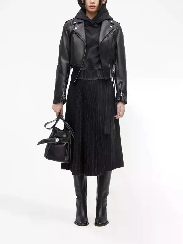 3.1 Phillip Lim Belted Leather Biker Jacket