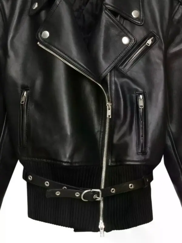 3.1 Phillip Lim Belted Leather Biker Jacket