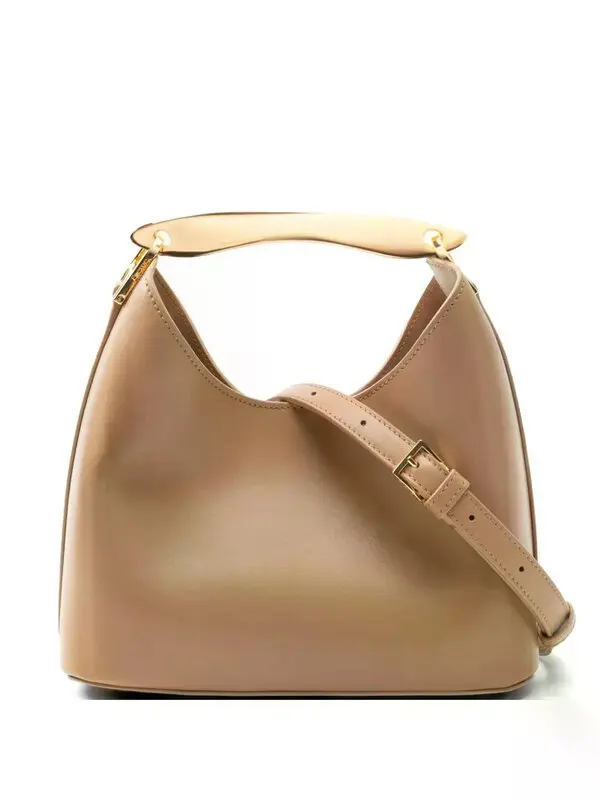 ELLEME Small Boomerang Leather Bag With Metal Handle