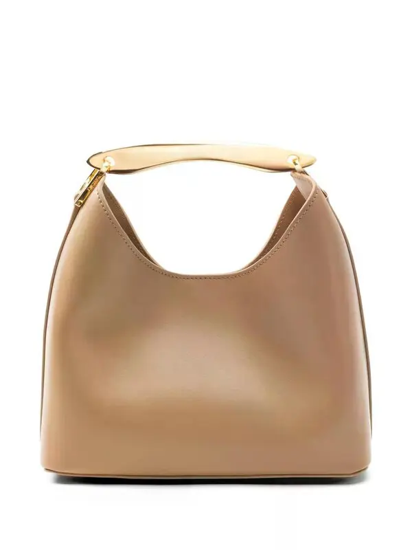 ELLEME Small Boomerang Leather Bag With Metal Handle
