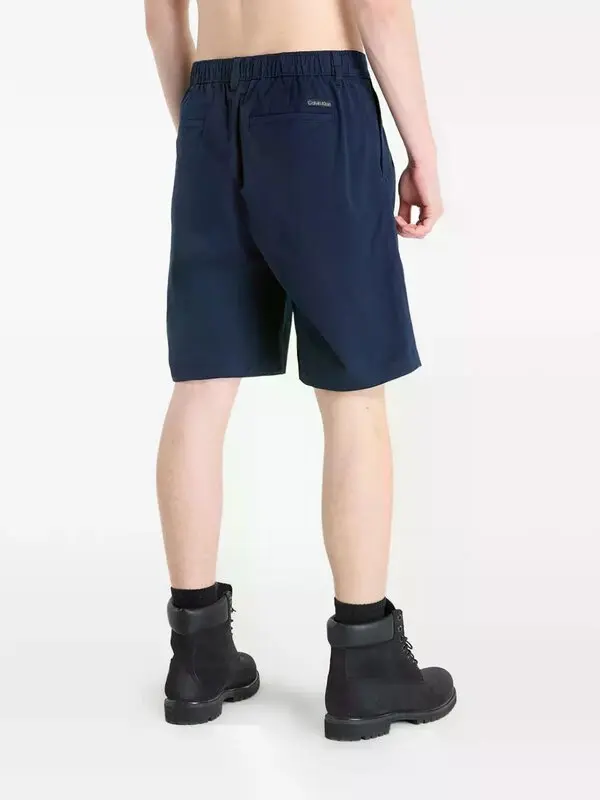 Calvin Klein Pleated-detailing Chino Shorts