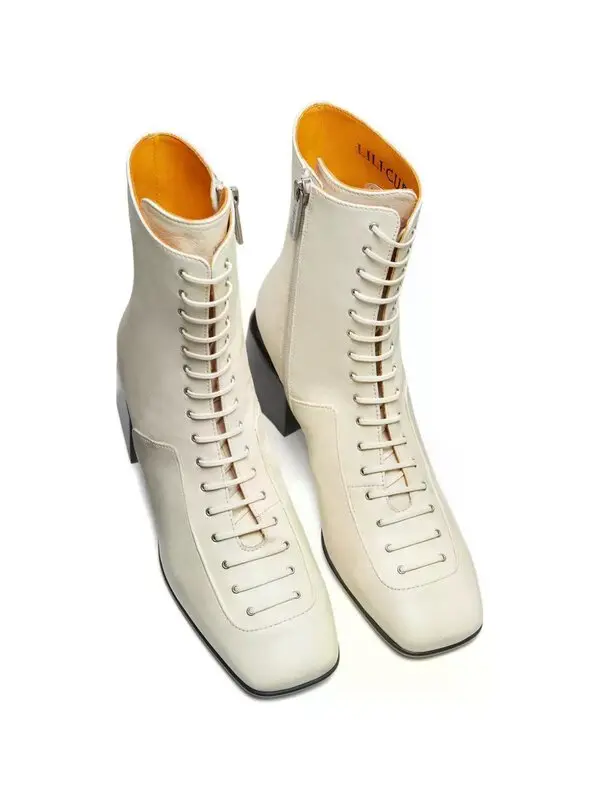 LILI CURIA Jules Lace-up Ankle Boots