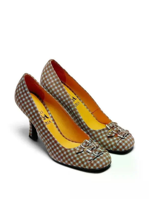 LILI CURIA Babette Three Buckle Pumps