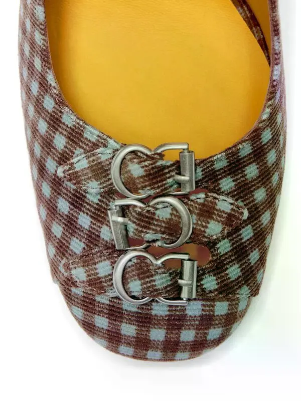LILI CURIA Babette Three Buckle Pumps