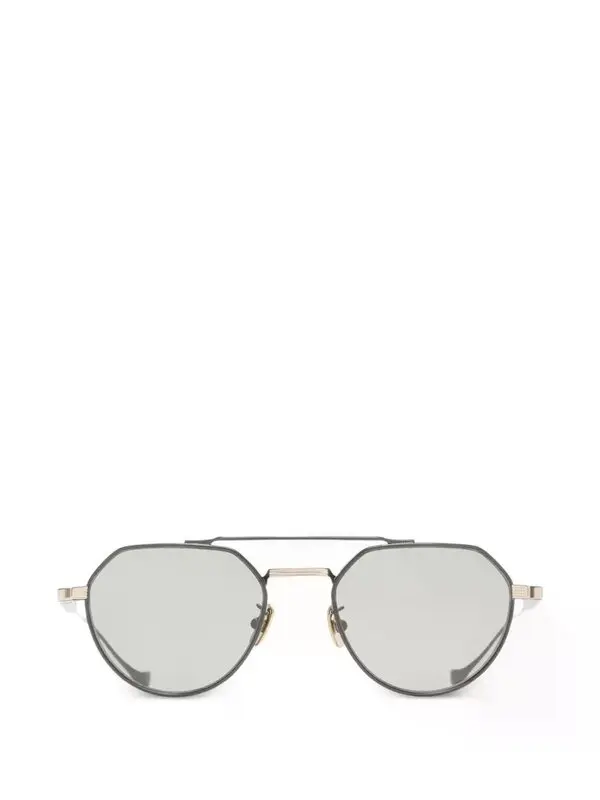 CUTLER & GROSS Draycott 1426 Round-frame Sunglasses - Black