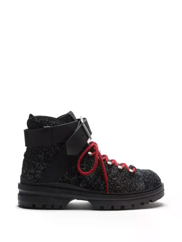 LILI CURIA Lace-up Buckle Boots