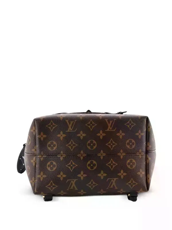 LOUIS VUITTON Montsouris Pm Backpack Monogram Canvas With Leather