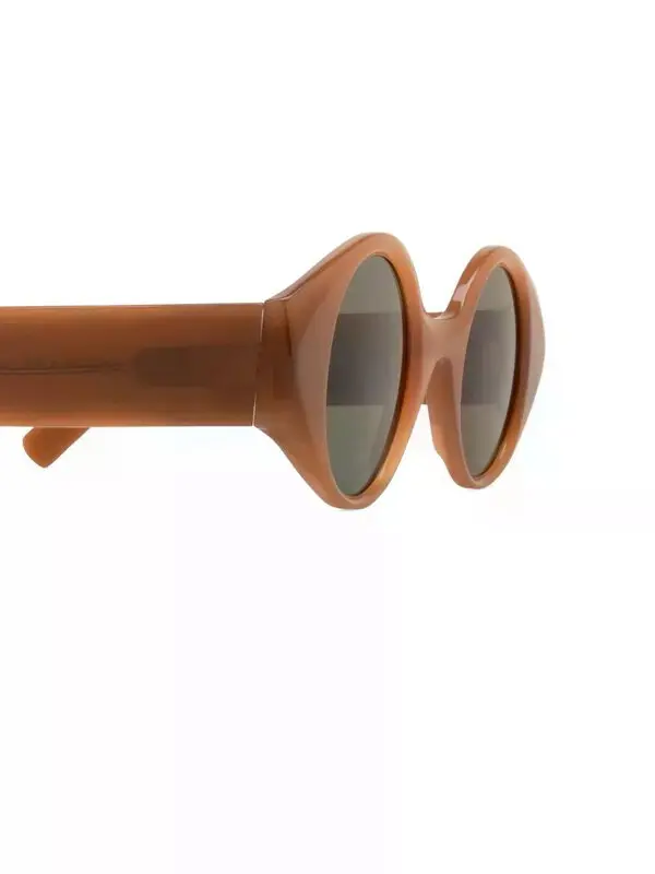 AUDE HEROUARD Marthe Oval-frame Sunglasses