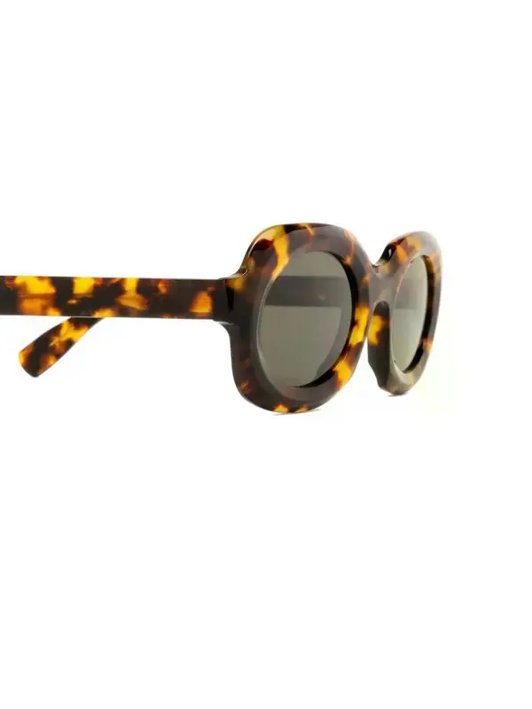 AUDE HEROUARD Lou Oval-frame Sunglasses