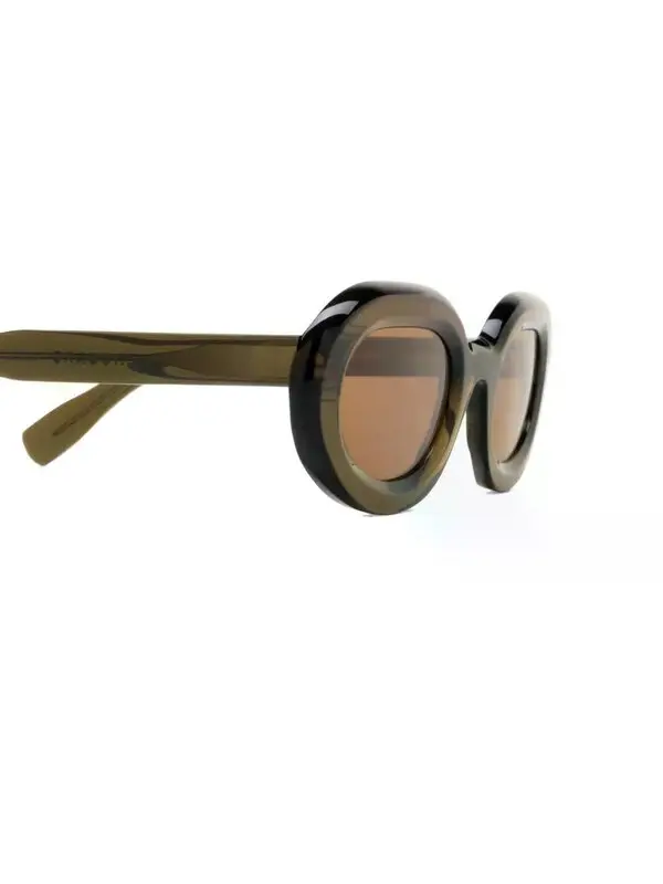 AUDE HEROUARD Odile Oval-frame Sunglasses