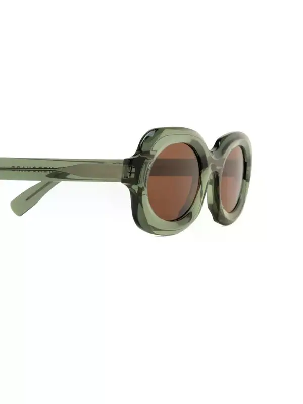 AUDE HEROUARD Lou Oval-frame Sunglasses