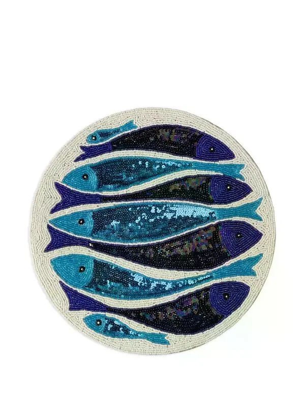 CU I SEEYOU Fish-pattern Plate Mat
