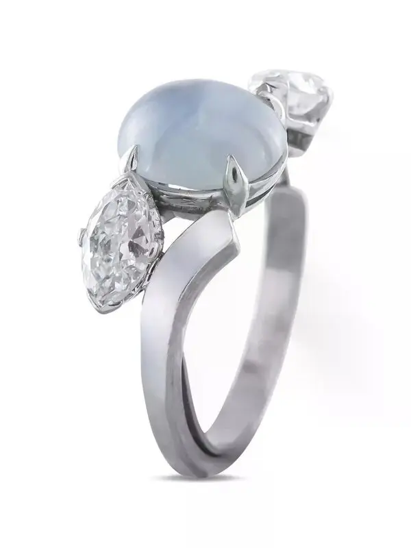 LB EXCLUSIVE Diamond And Sapphire Ring