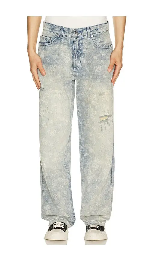 RYOKO RAIN Paisley Jeans