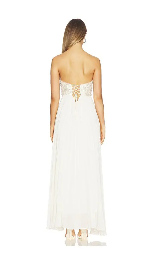 Delfi Sabrina Embellished Maxi Dress