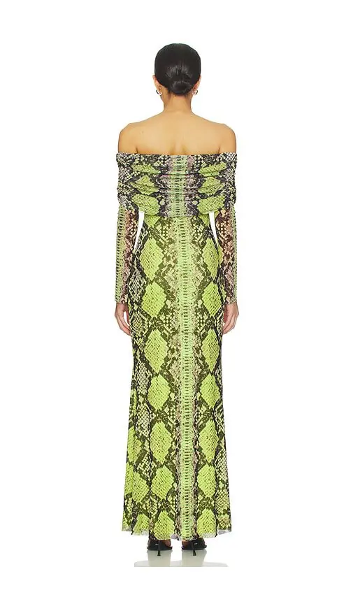 AFRM Thelma Off The Shoulder Maxi Dress