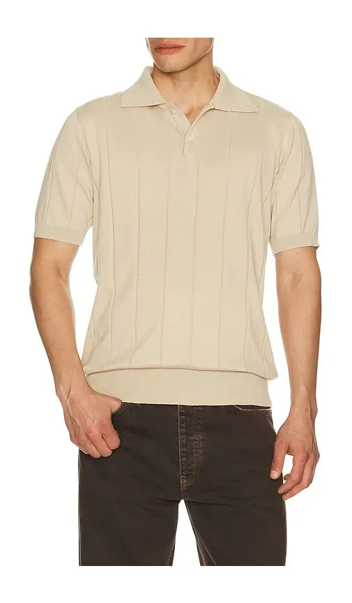 FAR AFIELD Jacobs Knitted Polo In . Also