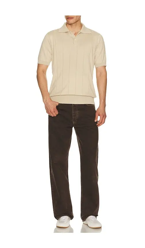 FAR AFIELD Jacobs Knitted Polo In . Also