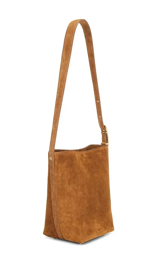 ANINE BING Elly Medium Bucket Bag - Tan