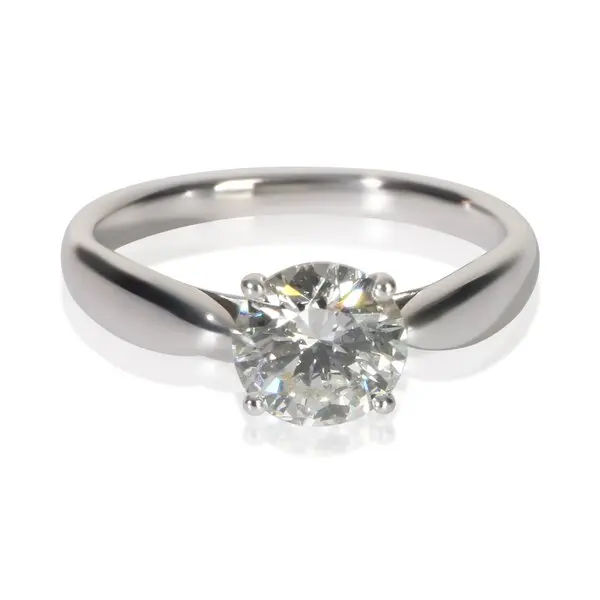 Tiffany & Co. 0.96 Ct Round Brilliant Diamond Harmony Engagement Ring - Platinum