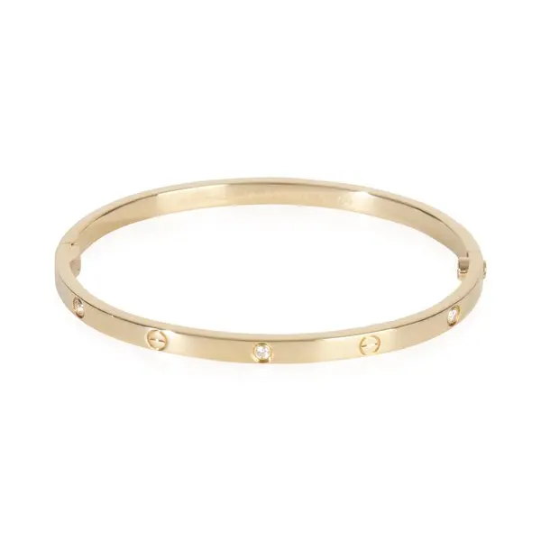 CARTIER Yellow Gold Diamond Small Model Love Bracelet - Yellow_gold