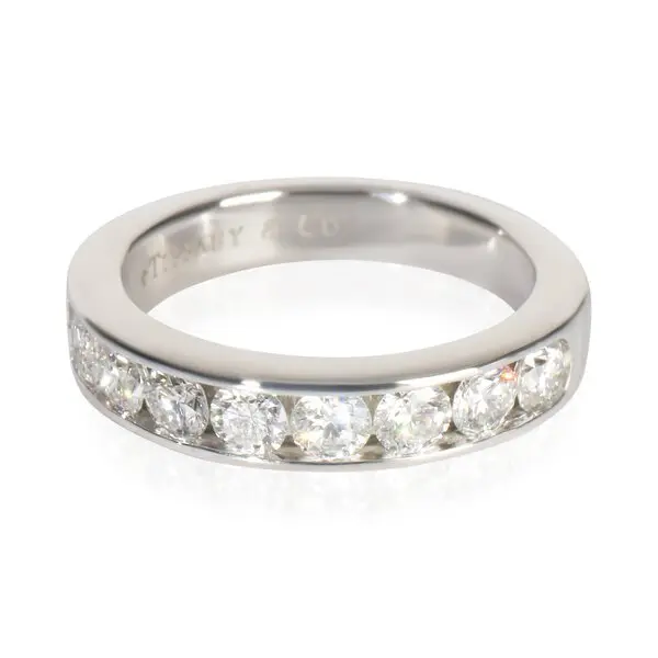 Tiffany & Co. Diamond Channel Set Band - Platinum